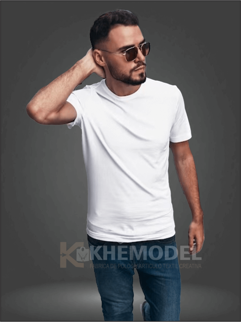 Polo Hombre Blanco 100% Algodón Compactado - Tienda POLOS KMODELITO